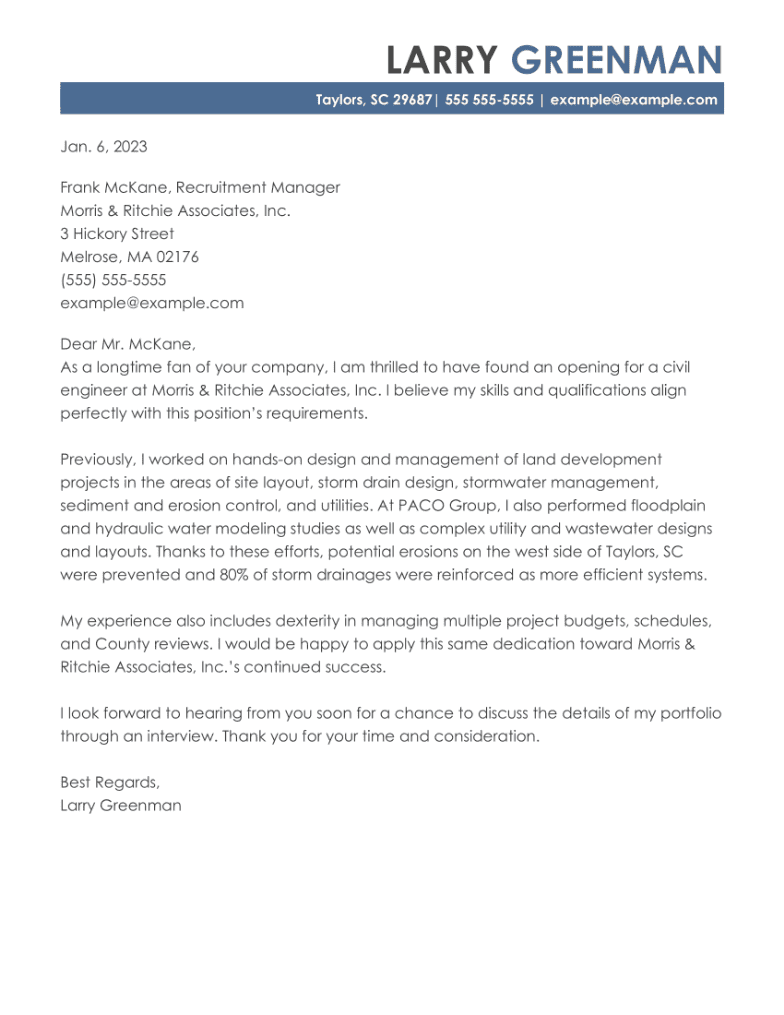 5 Cover Letter Engineer Examples AlisterChealsi
